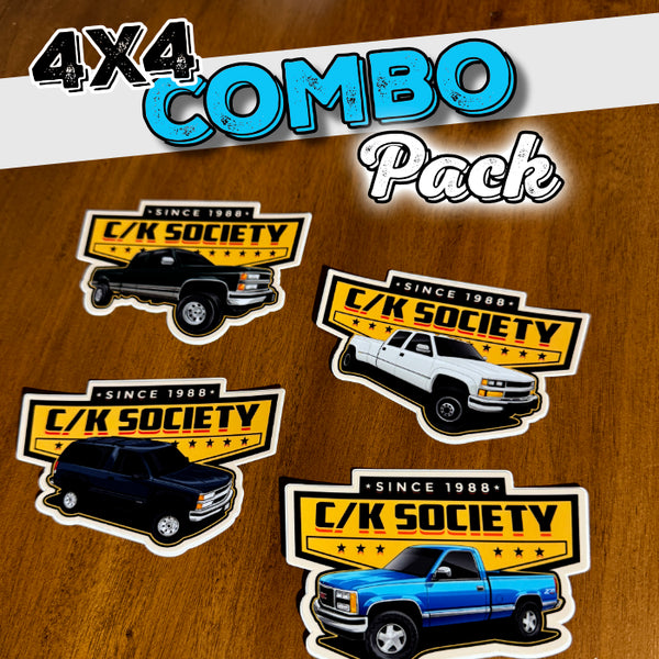 Chevy OBS K1500 4x4 Decal Combo Pack – C/K Society